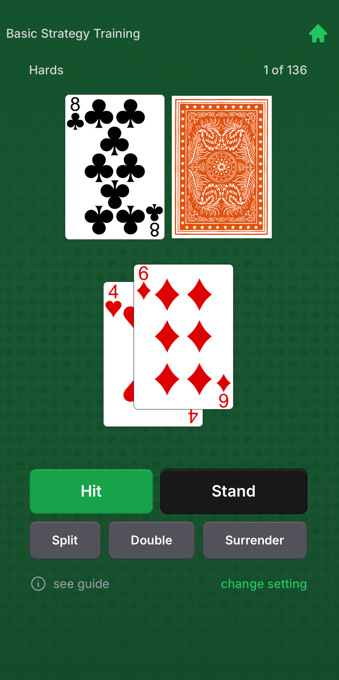 Blackjack Pro | Basic & Advanced Blackjack Trainer